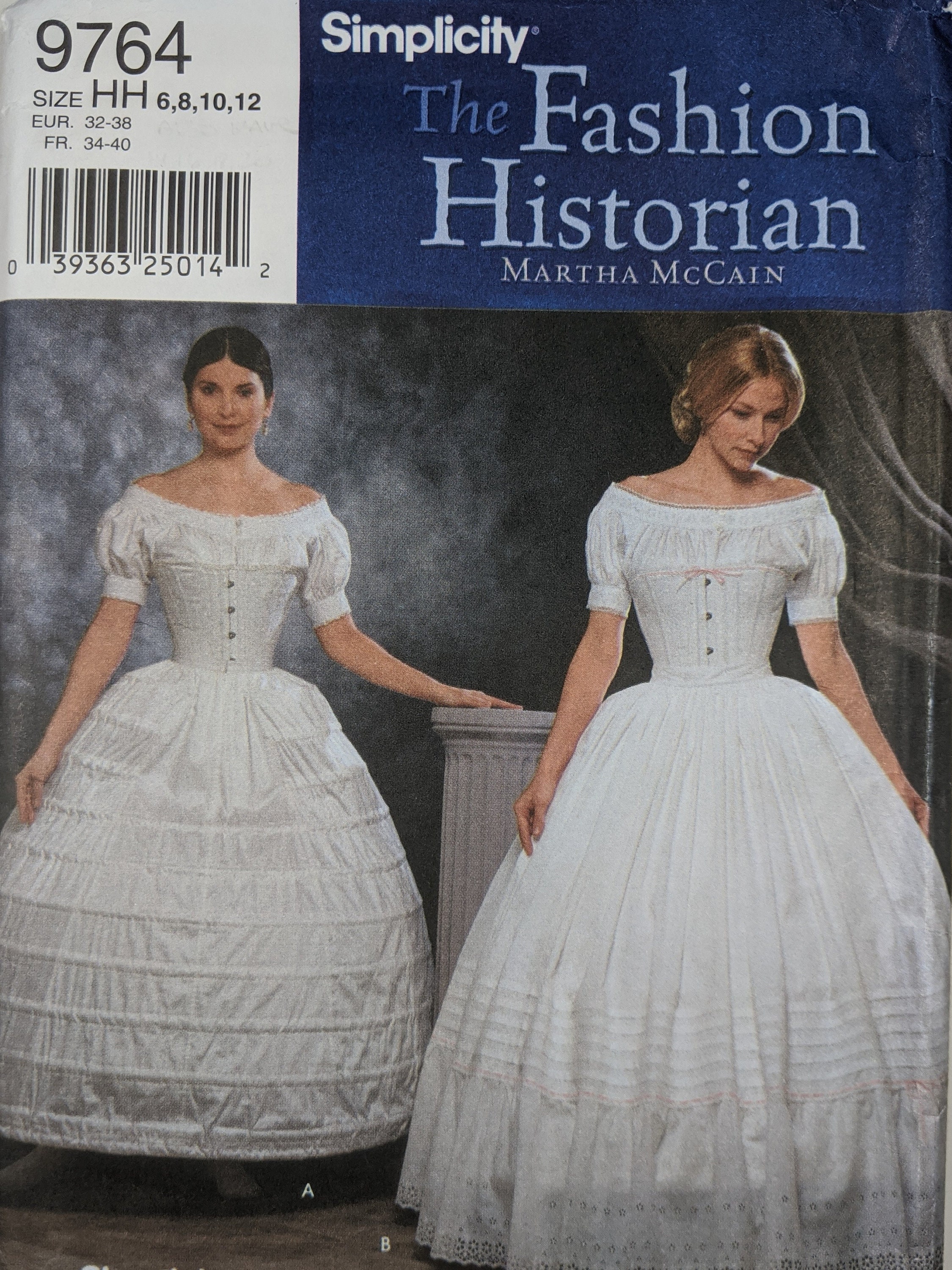 Simplicity Pattern 9764 Historic Mid 1800s--civil War Era Woman's ...