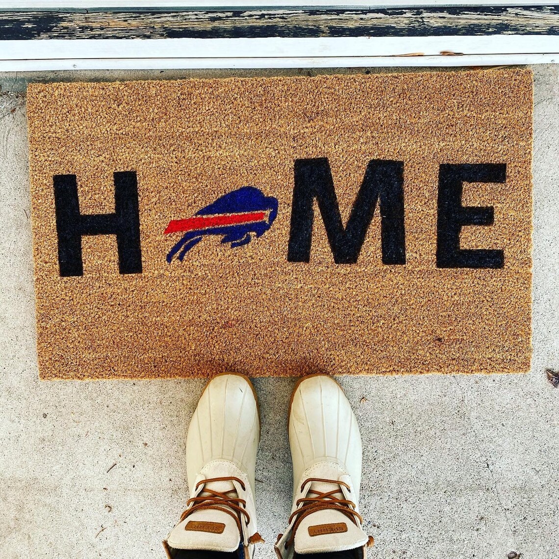 Buffalo Bills Doormat NFL Housewarming Gift Christmas Gift - Etsy