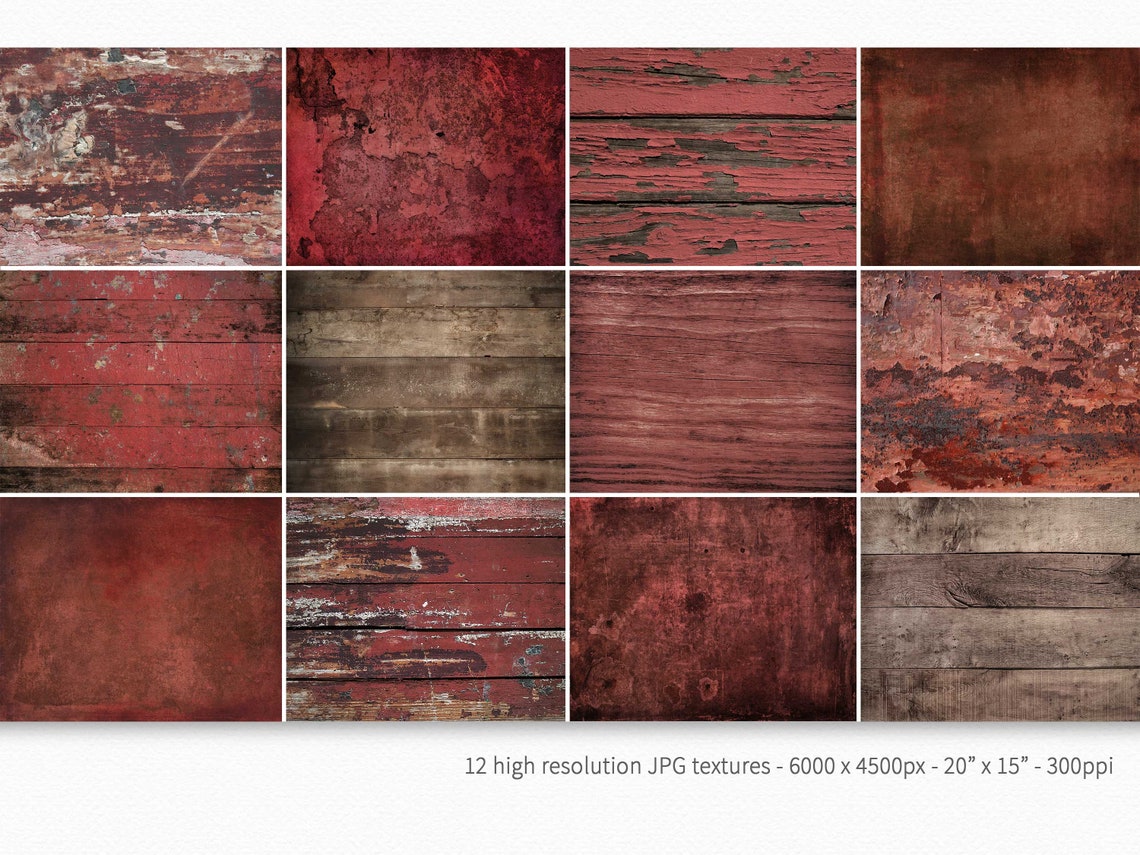 Rustic Barn Textures Barn Wood Textures Rustic Wood Red - Etsy