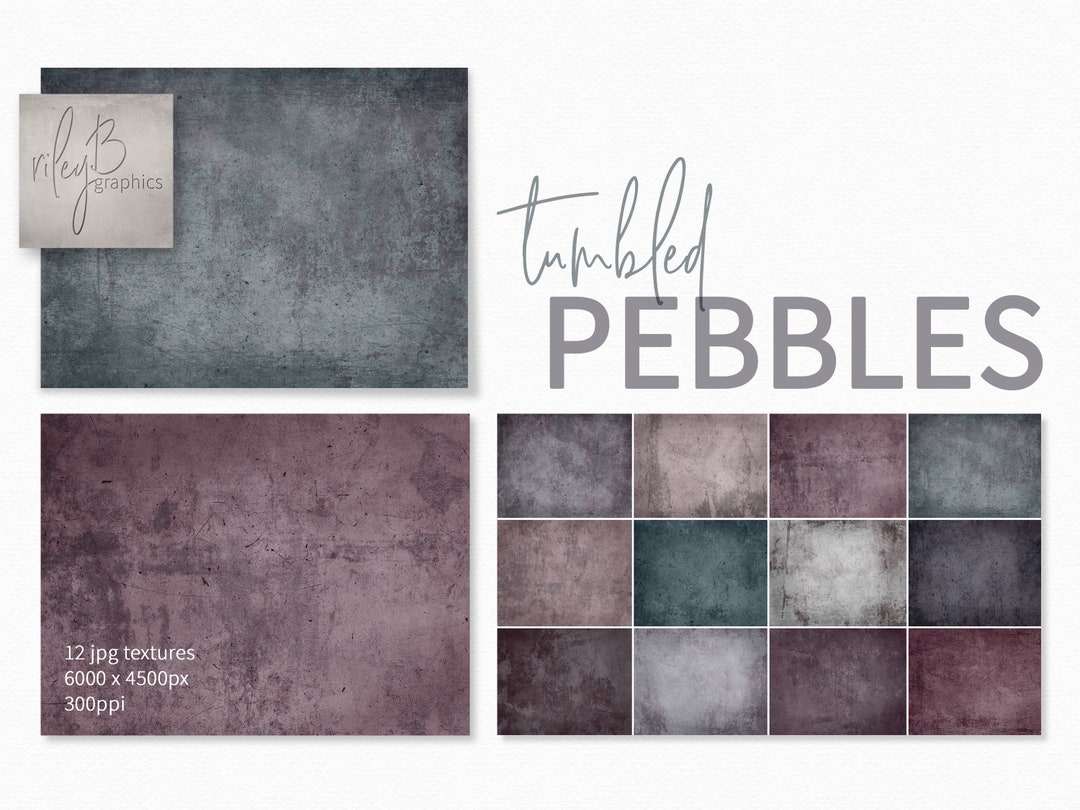 Tumbled Pebbles Textures Purple and Grey Textured Backgrounds Purple ...
