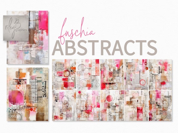 Fondos De Collage De Color Rosa Collage De Muchos Corazones Cortados