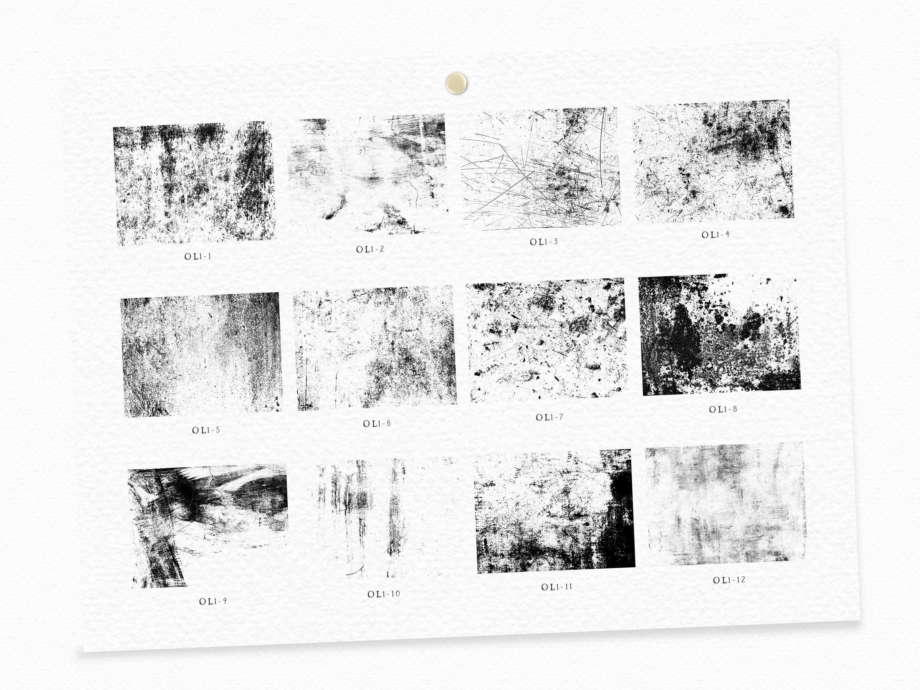 Texture Overlays Set 1 Transparent Grunge Overlays Texture - Etsy