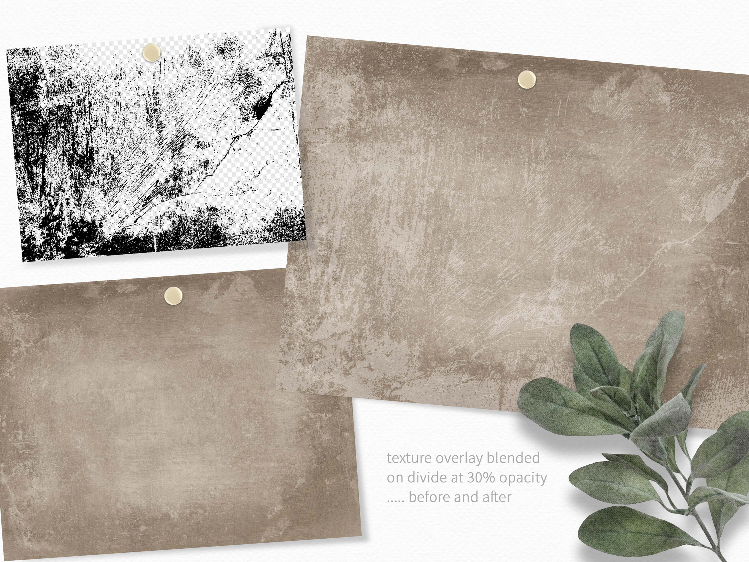 Texture Overlays Set 18 - Transparent Grunge Overlays - Texture ...