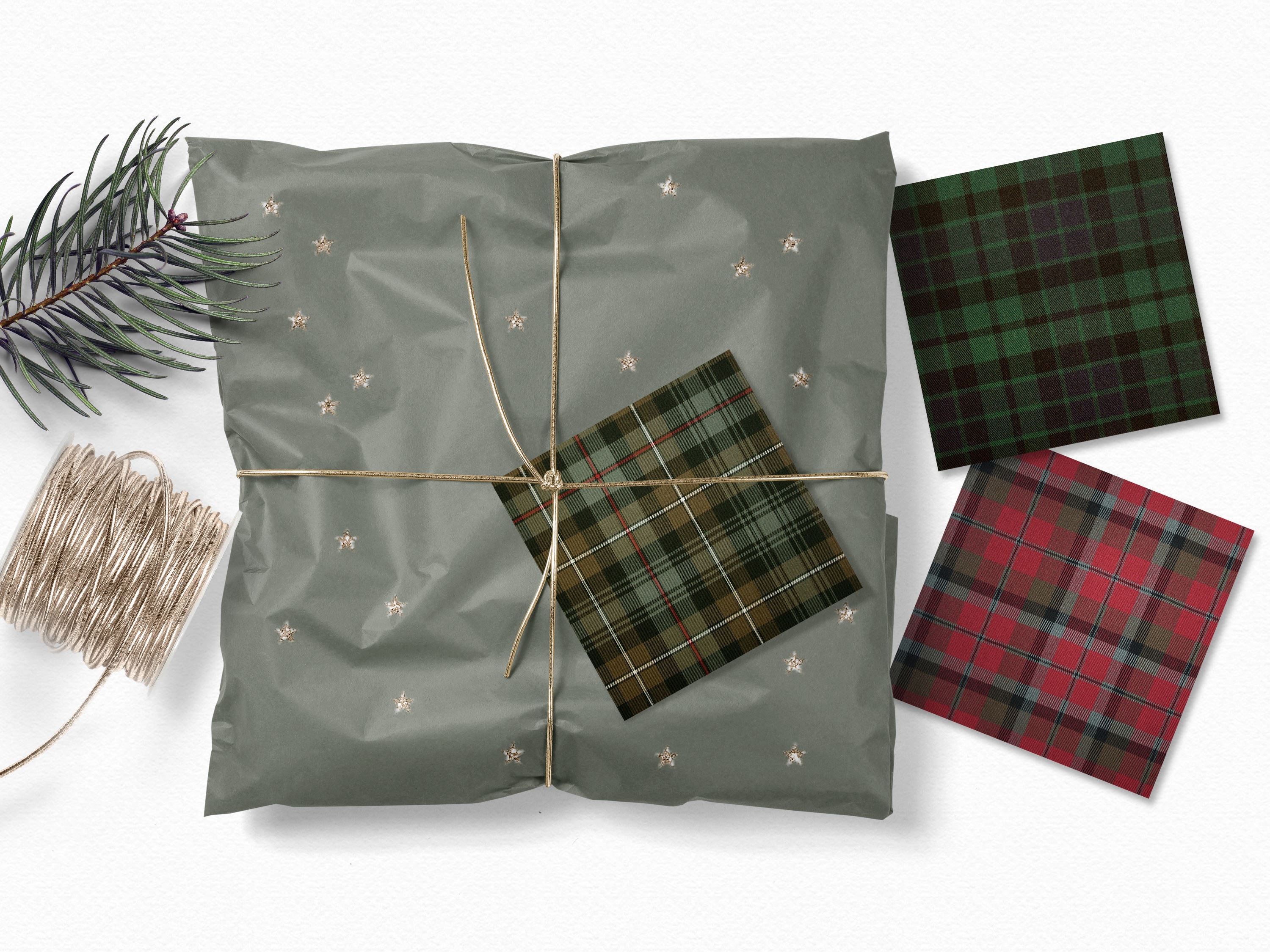Christmas Tartan – Traditional Red Green and Plaid Patterns – Festive ...