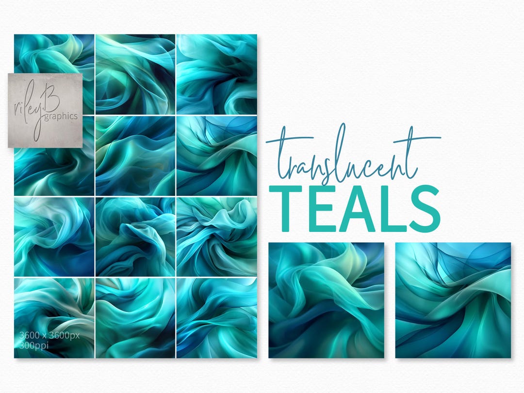 Translucent Teal Background Textures - Teal Swirl Effect Backgrounds ...