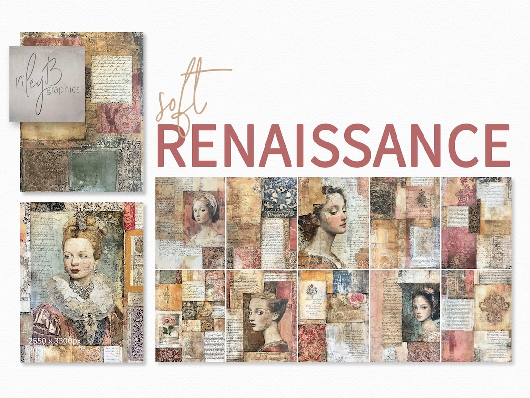 Soft Renaissance - Pastel Renaissance Themed Textures and Portrait ...