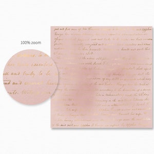 Shades of Blush and Gold Handwriting - Soft Grunge Script Layers ...