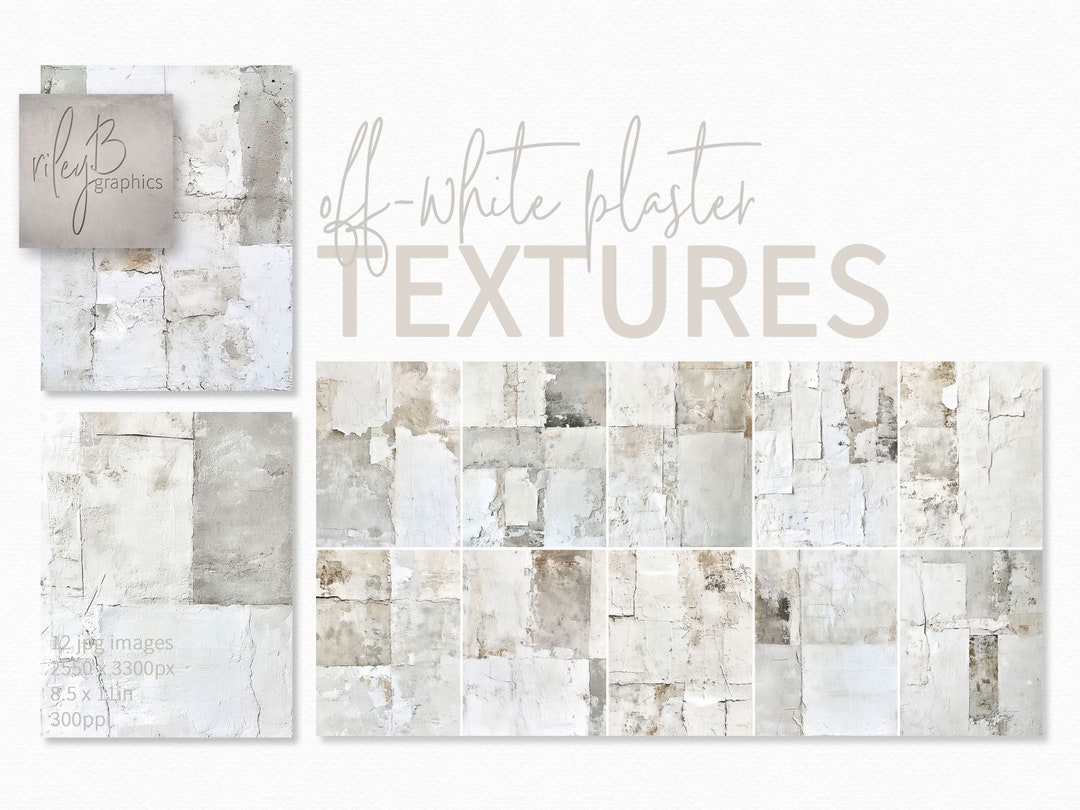 Off-white Plaster Textures – Subtle Neutral Surfaces – Weathered Wall ...