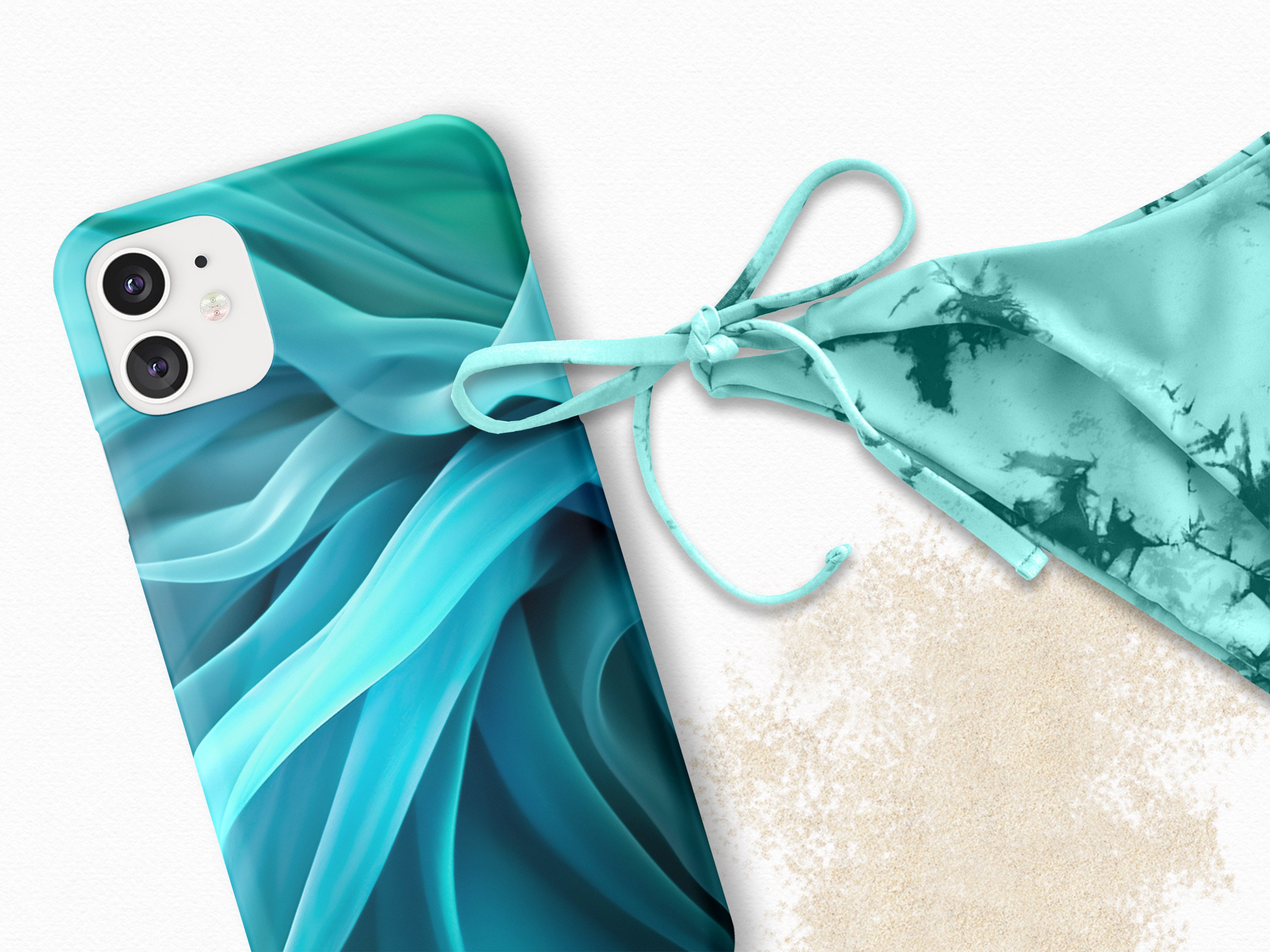 Translucent Teals – Flowing Aqua Abstracts – Fluid Teal Turquoise ...