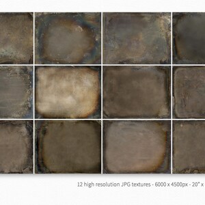 Vintage Tin Type III Textures - Brown Tone Vintage Tin Types ...
