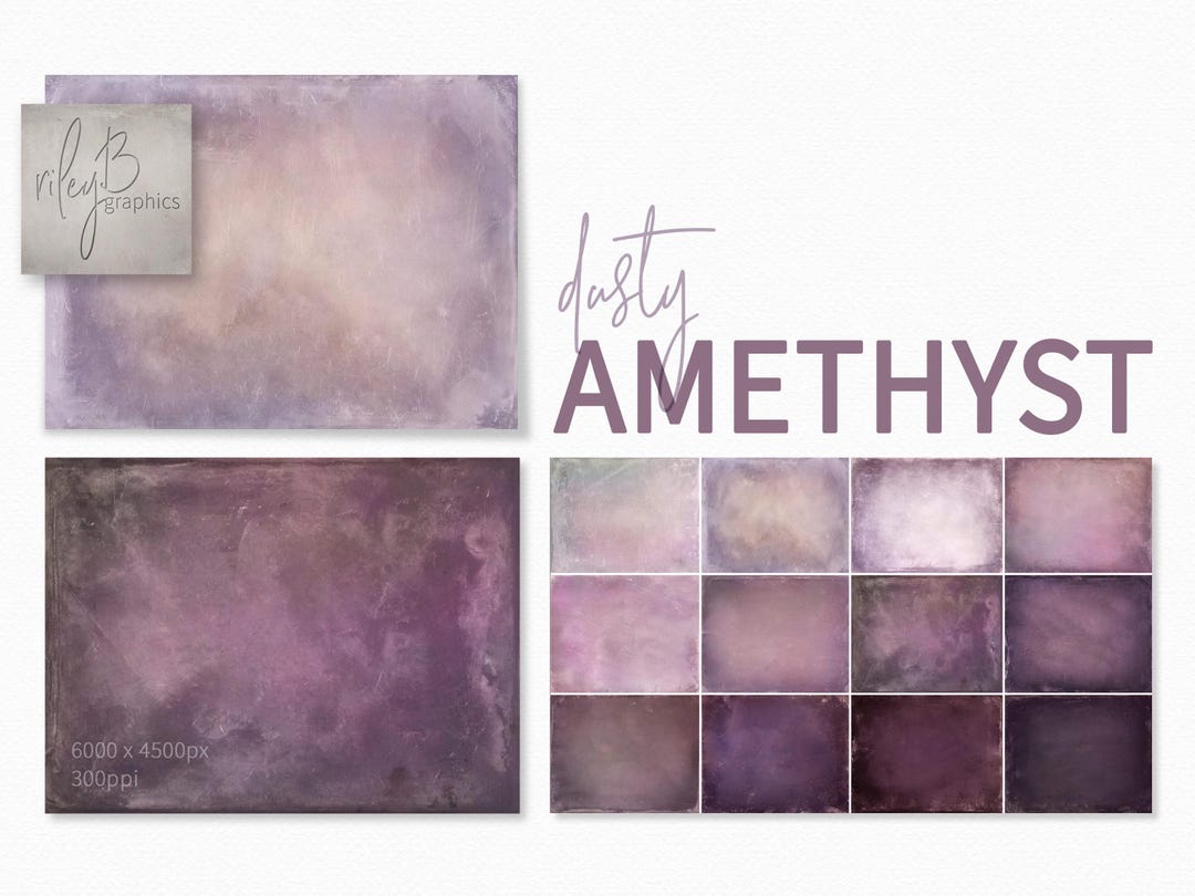 Dusty Amethyst – Soft Purple and Mauve Textures – Muted Violet ...