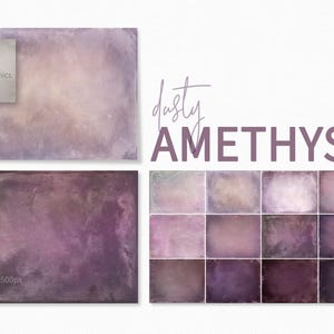 Dusty Amethyst – Soft Purple and Mauve Textures – Muted Violet ...