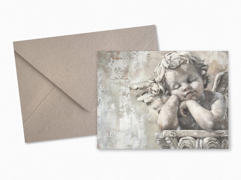 Chubby Cherubs – Vintage Angelic Portraits in Soft Neutral Tones ...