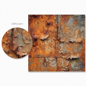 Rust Paintings 1 Textures Rust Backgrounds Rust Digital Papers Rusted ...