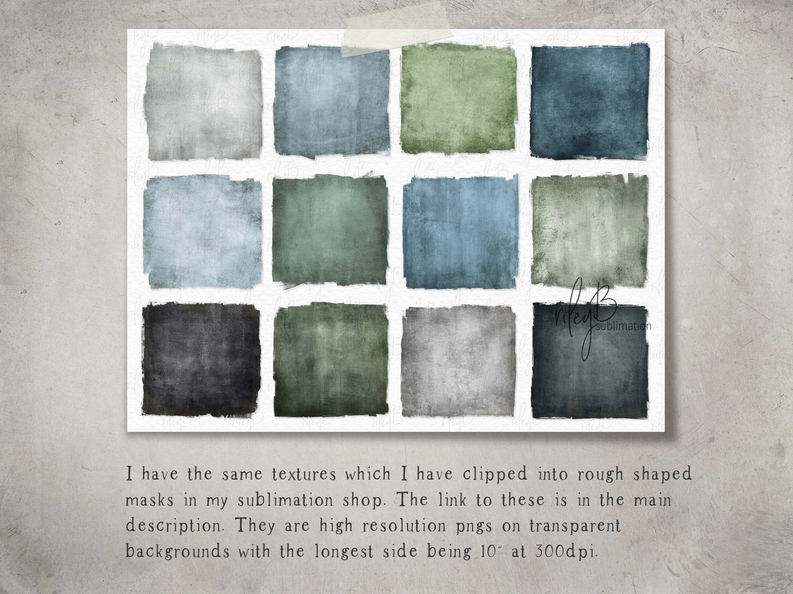 Jungle Mist Textures Texture Backgrounds Blue Green Grey - Etsy