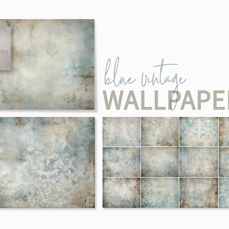 Distressed Wallpaper - Etsy