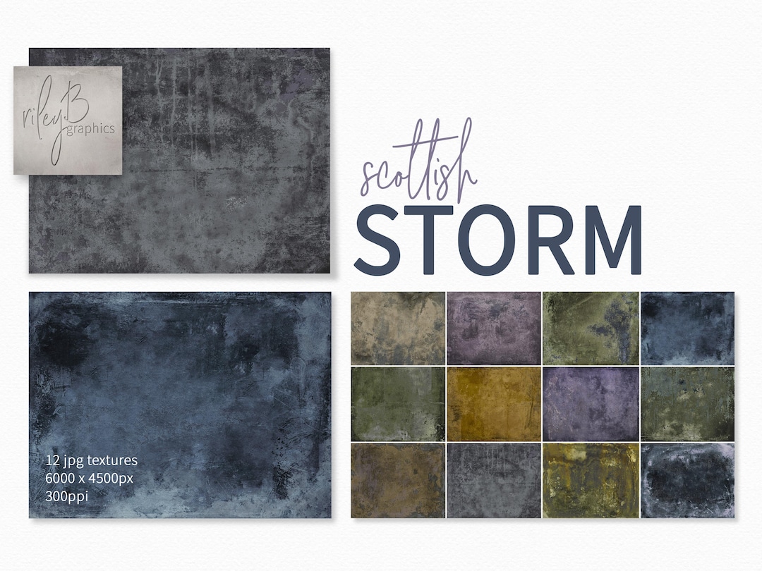 Scottish Storm Texture Paintings - Storm Grunge Textures - Grungy ...
