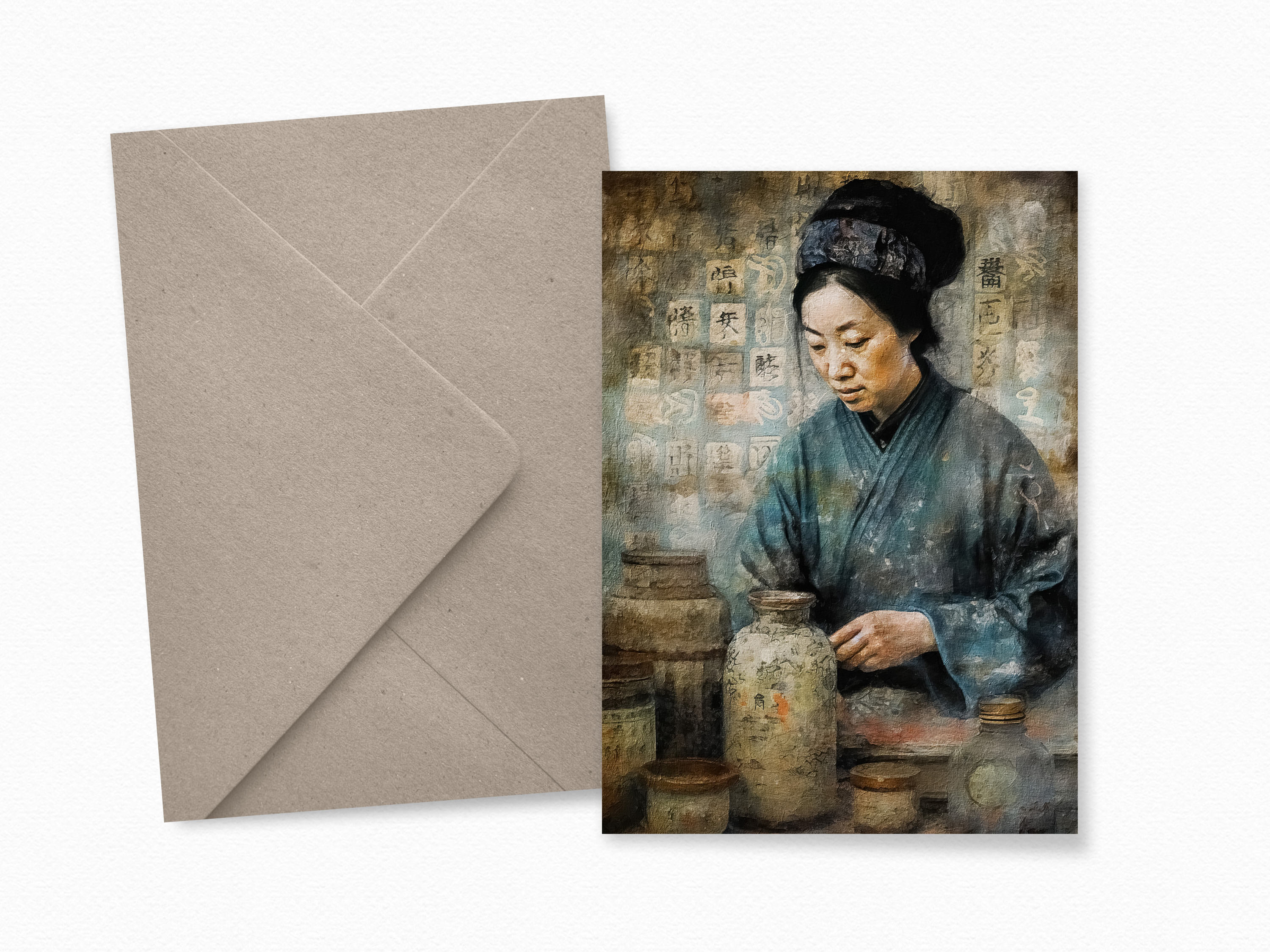 Vintage Chinese Chemists – Antique Apothecary Portraits – Traditional ...