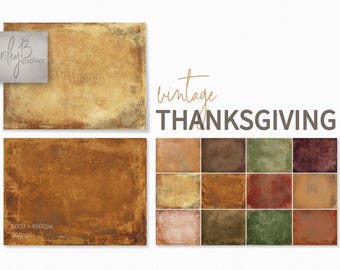Vintage Thanksgiving Texture Pngs - Thanksgiving Color Palette - Fall ...