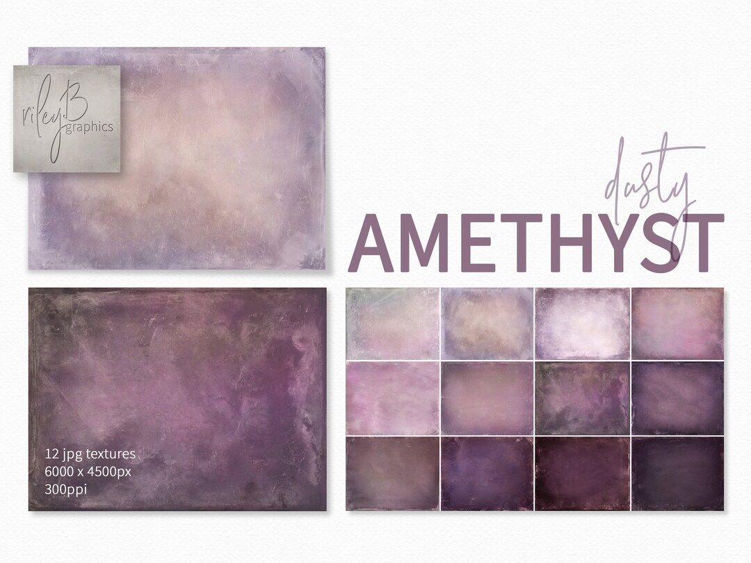 Dusty Amethyst Textures - Amethyst Color Backgrounds - Purple Color ...
