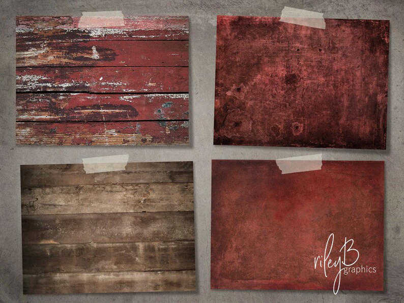 Rustic Barn Textures Barn Wood Textures Rustic Wood Red - Etsy