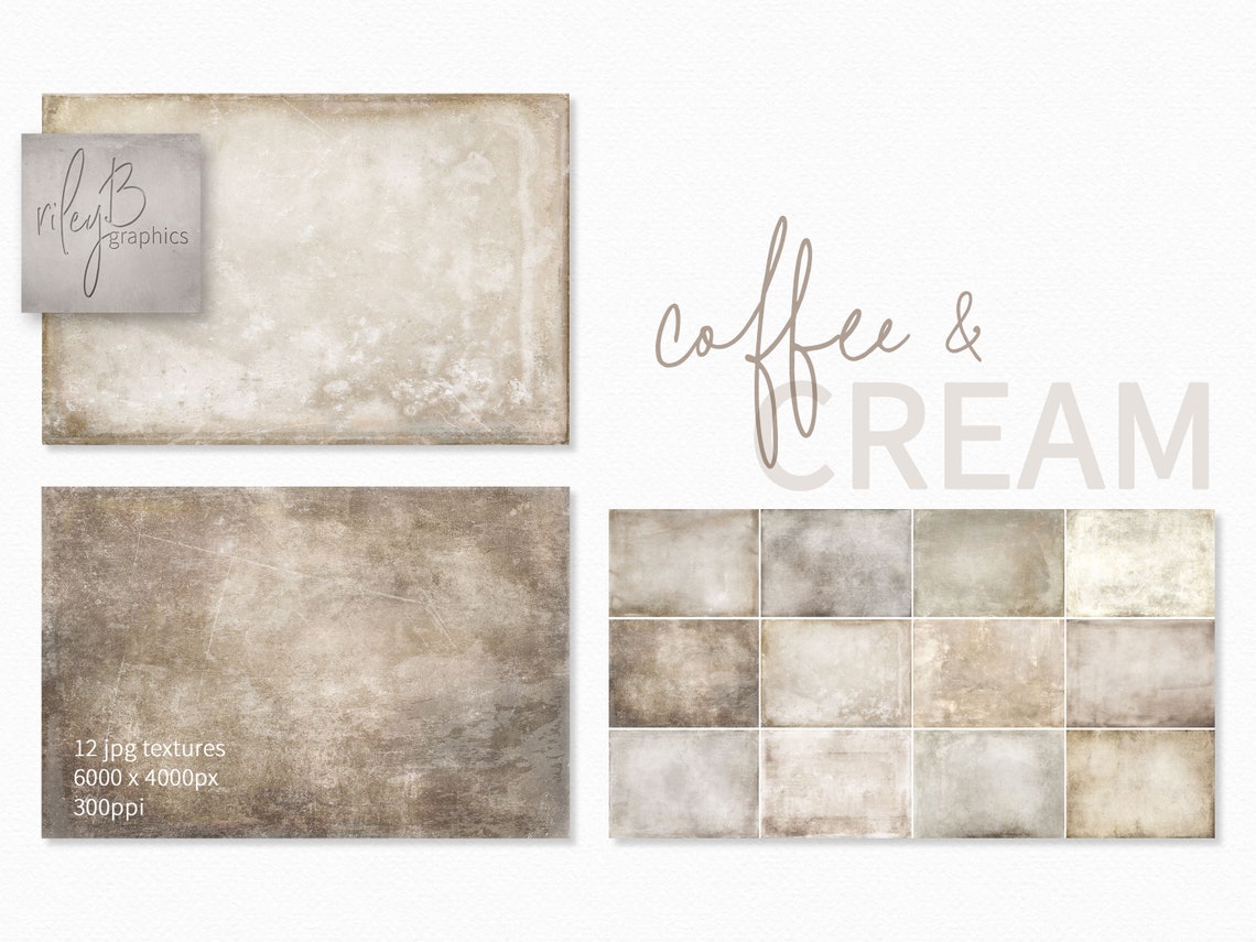 Coffee and Cream Fine Art Textures Cream Backgrounds - Etsy