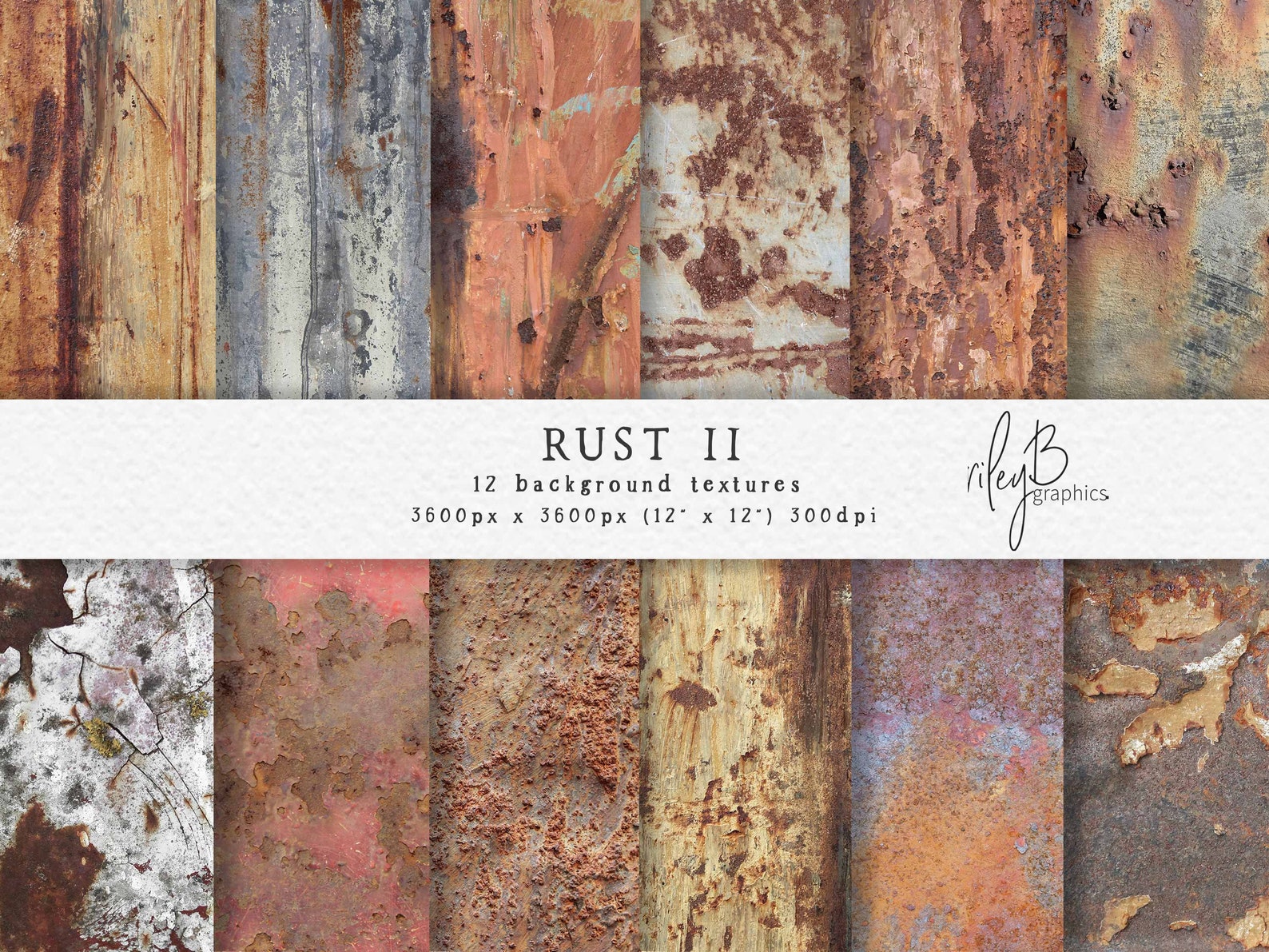 Rust Textures Rust Backgrounds Rust Digital Papers | Etsy