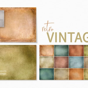 Retro Vintage Textures - Vintage Color Backgrounds - Retro Color ...