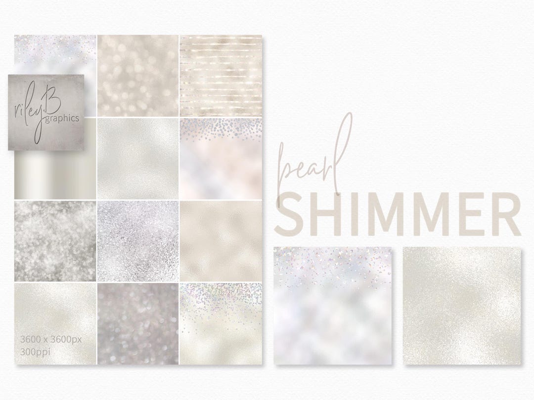 Pearl Shimmer – Soft Iridescent Backgrounds in Ivory and Silver ...