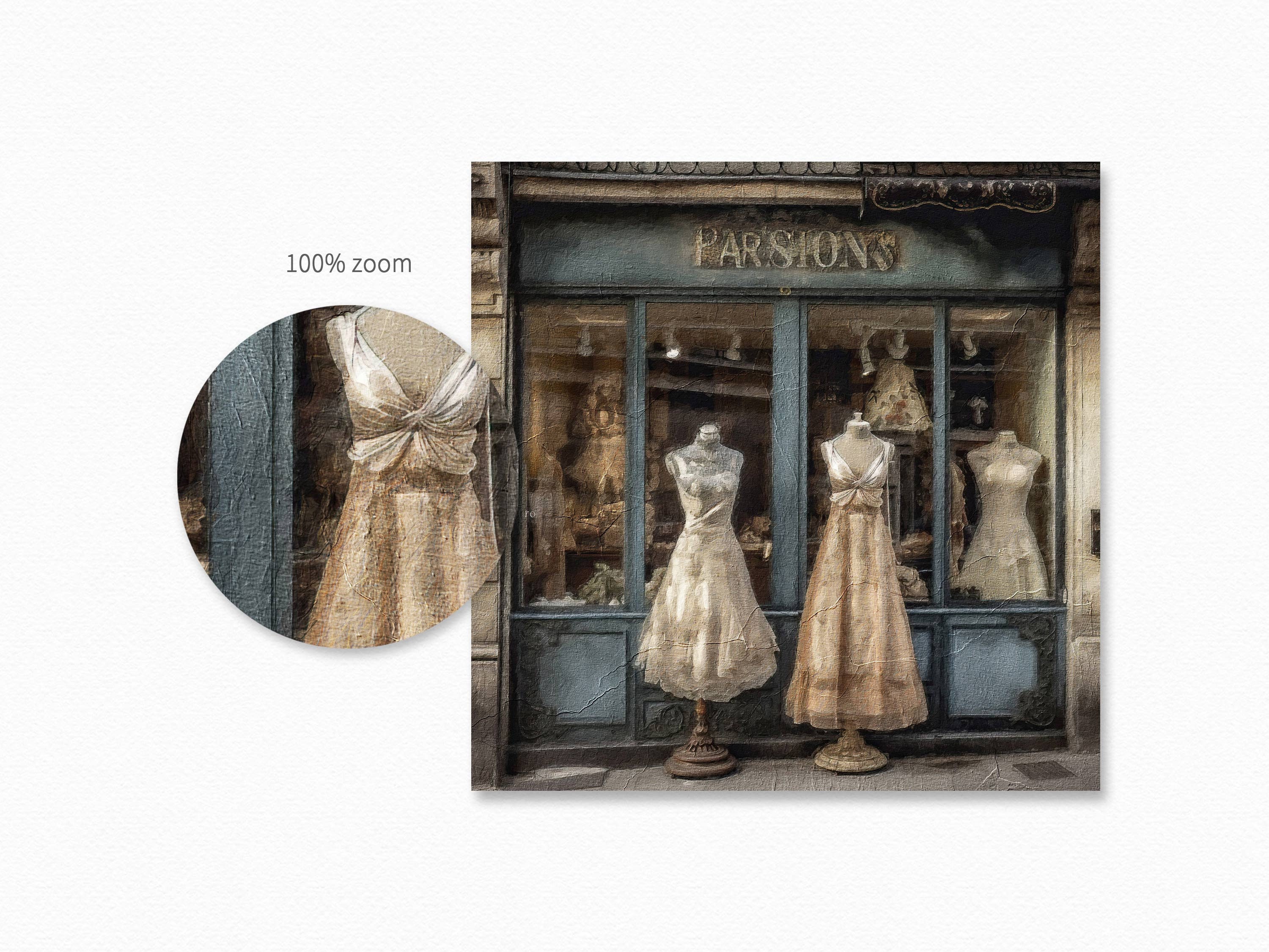 Parisian Boutiques - Vintage Shopfront Photography - Rustic European ...