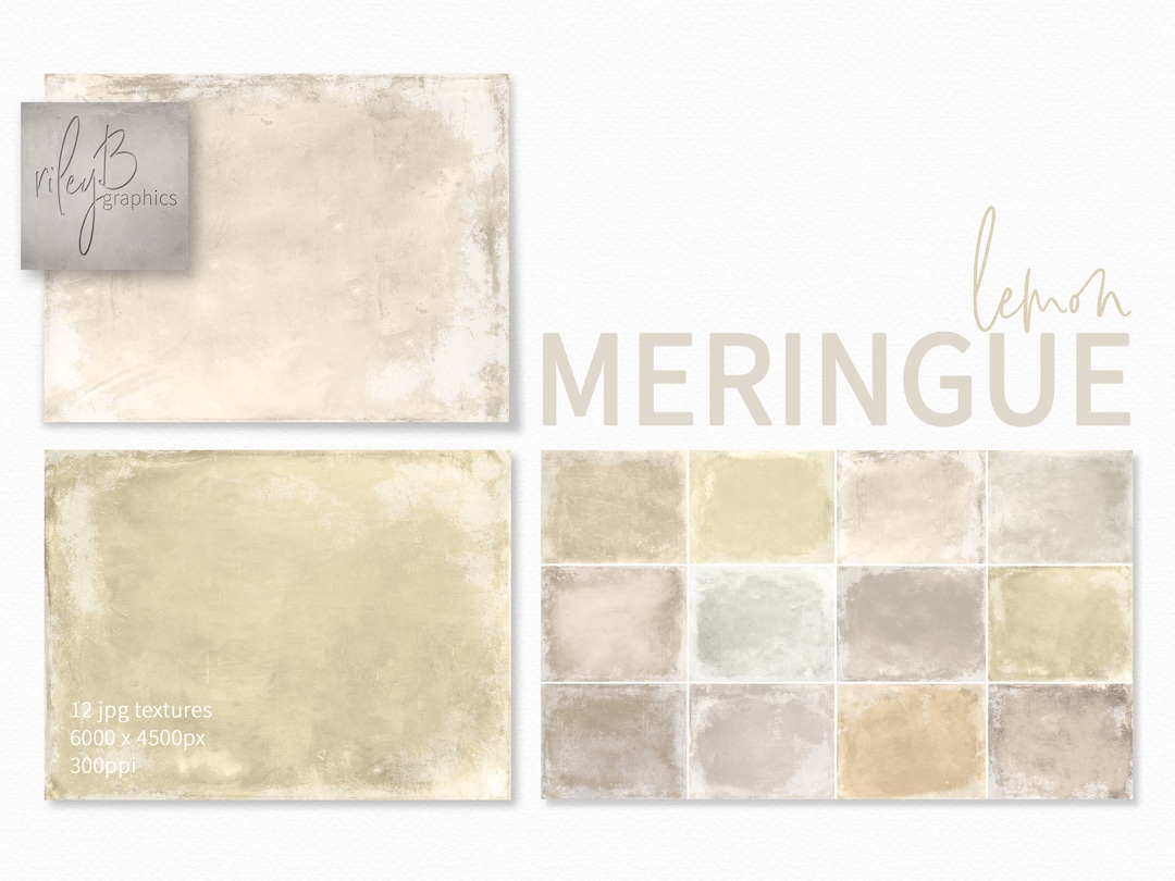 Lemon Meringue Textures - Lemon Meringue Pie Color Palette - Cream ...