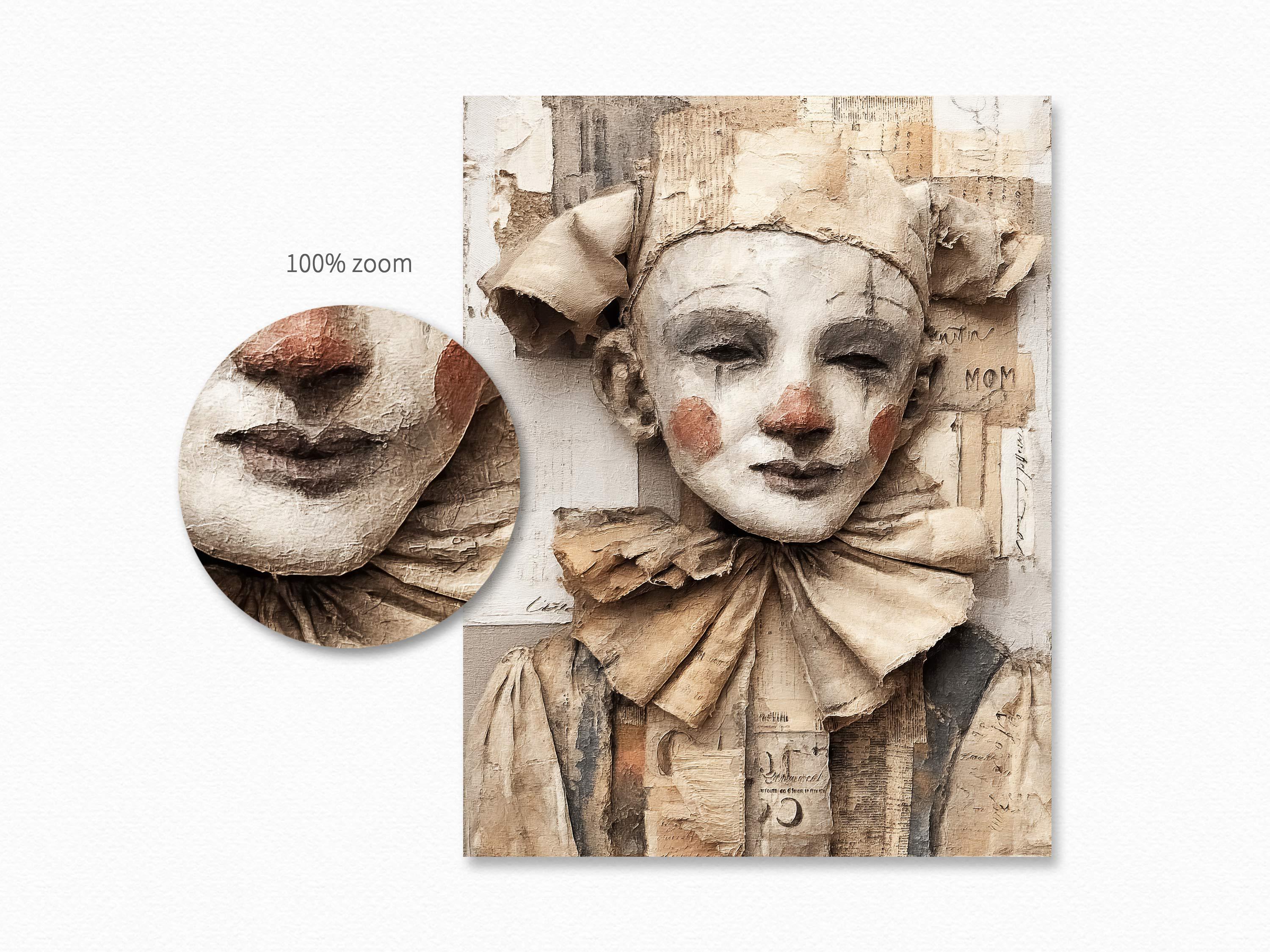 Vintage Puppets – Antique Marionette Collage Art – Rustic Circus Doll ...
