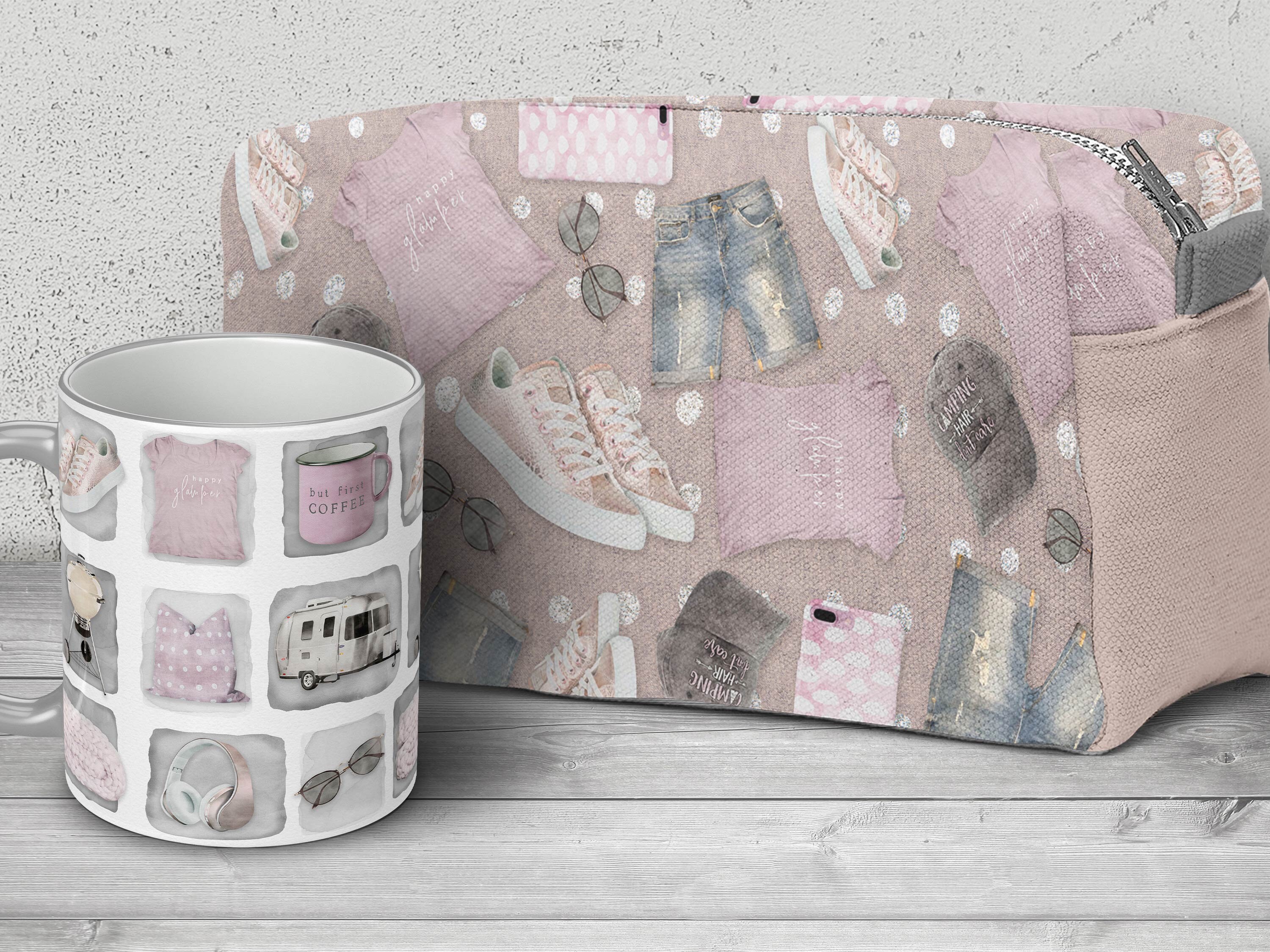 Glamping Patterns Glamping Card Glamping Invitation - Etsy UK