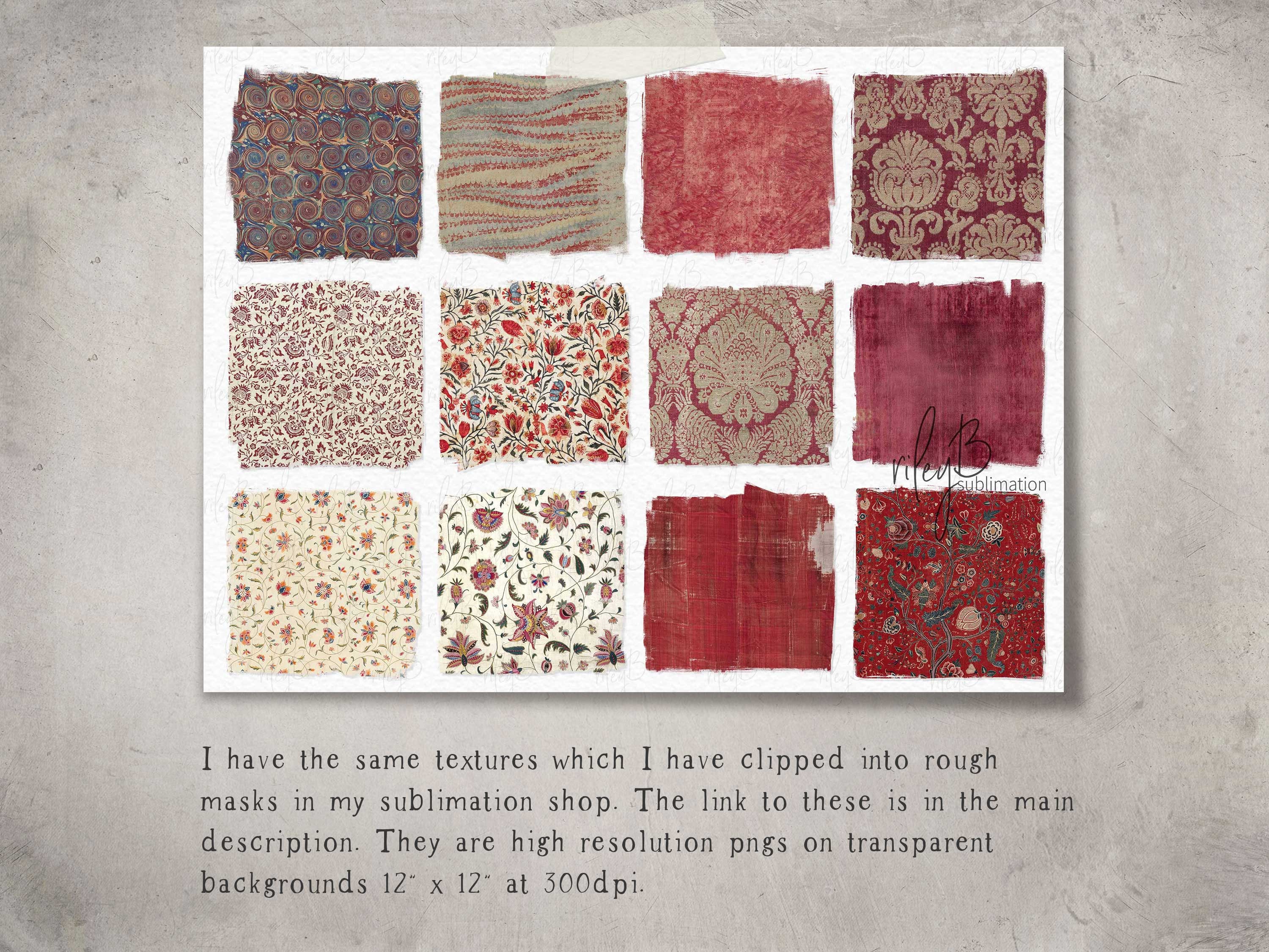 Red Vintage Textures Vintage Red Tiles Vintage Red - Etsy