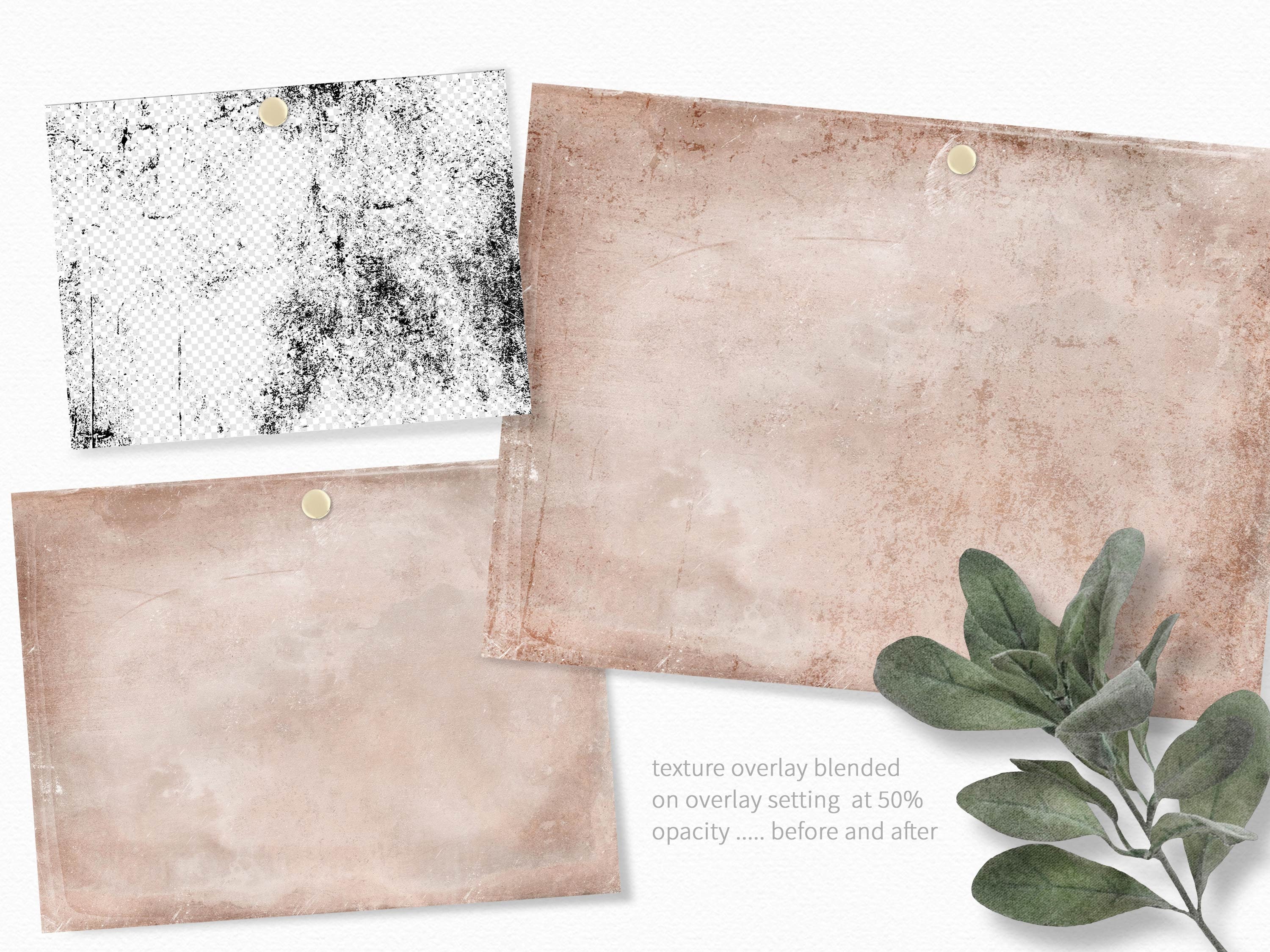 Texture Overlays Set 1 Transparent Grunge Overlays Texture - Etsy