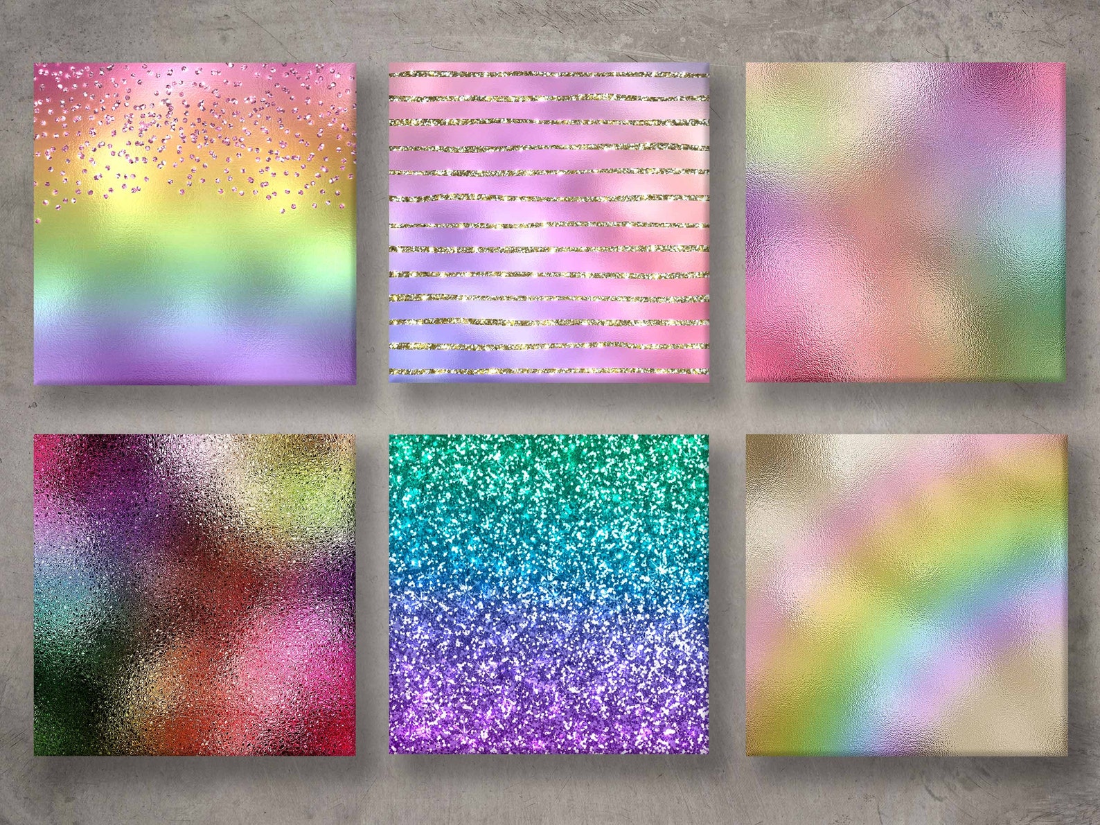 Over the Rainbow Textures Rainbow Glitter Rainbow Textures - Etsy