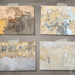 Ochre Textured Walls Vintage Plaster Wall Textures Yellow - Etsy