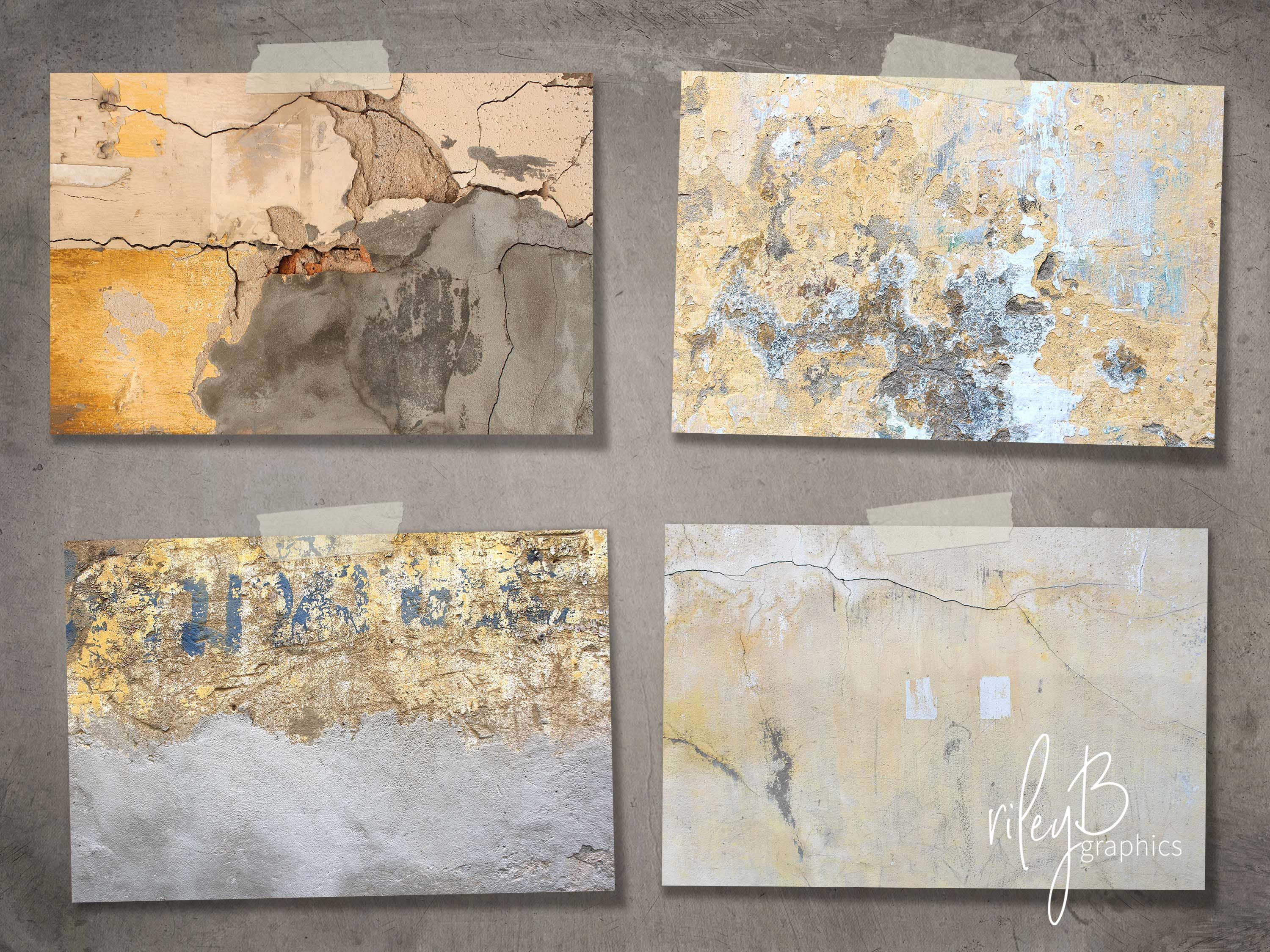 Ochre Textured Walls Vintage Plaster Wall Textures Yellow - Etsy