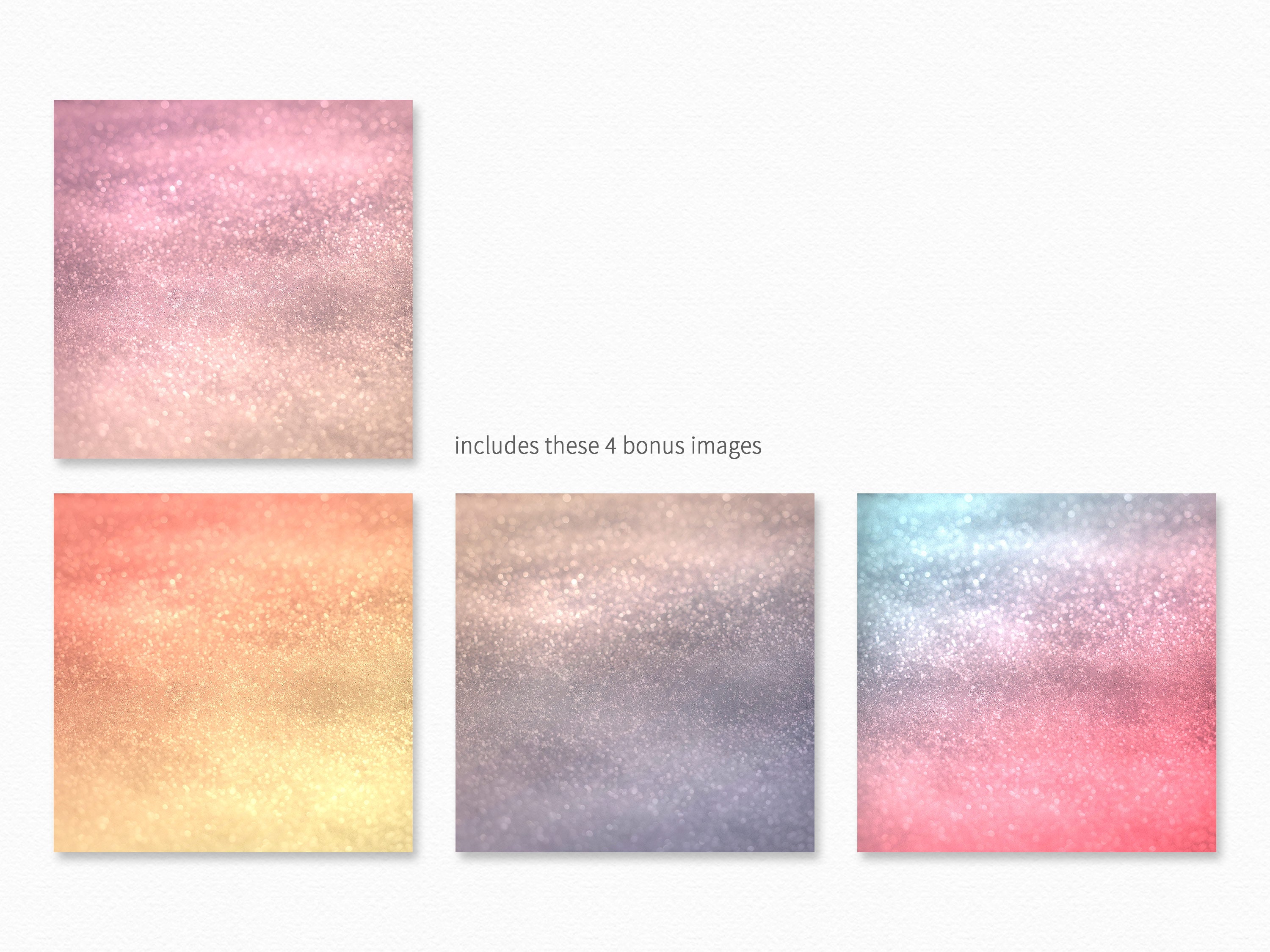 Rainbow Shimmers – Pastel Ombre Glitter Backgrounds – Soft Sparkle ...