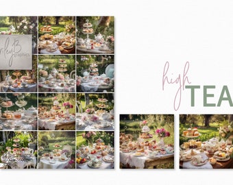 High Tea Oil Painting Pngs Tea Party Pngs Afternoon Tea Summer Tea Time ...