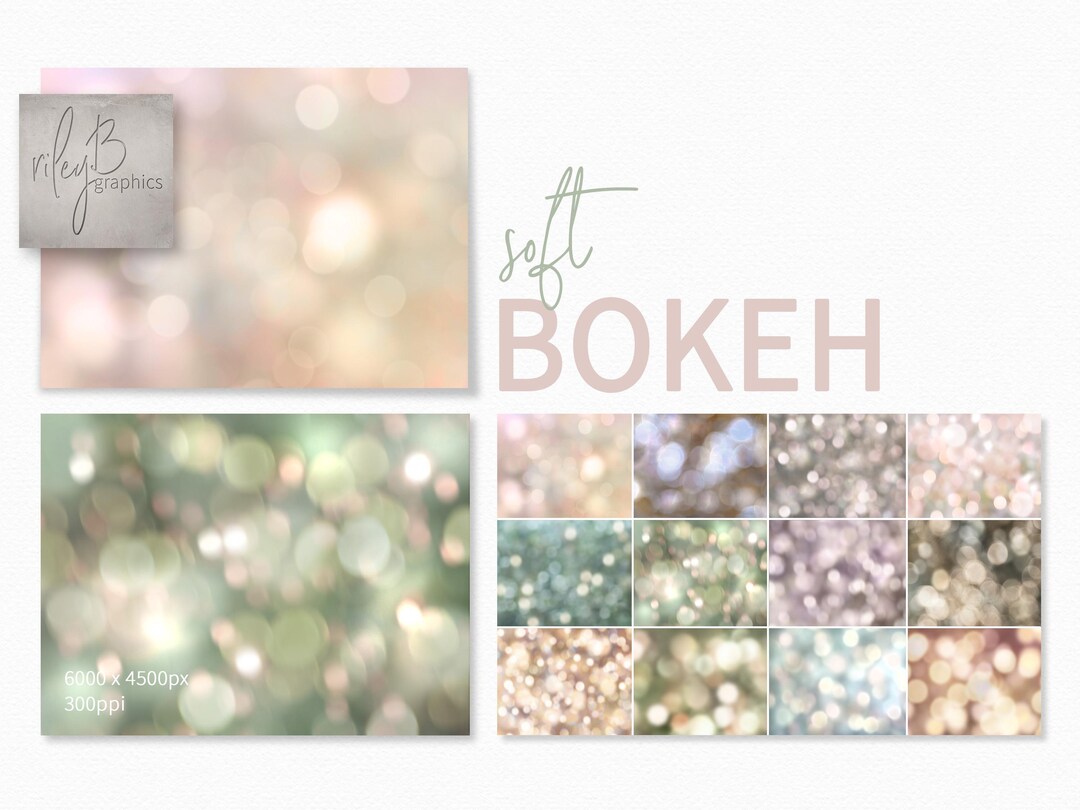 Soft Bokeh – Light Blur Backgrounds – Pastel Bokeh Textures – Subtle ...