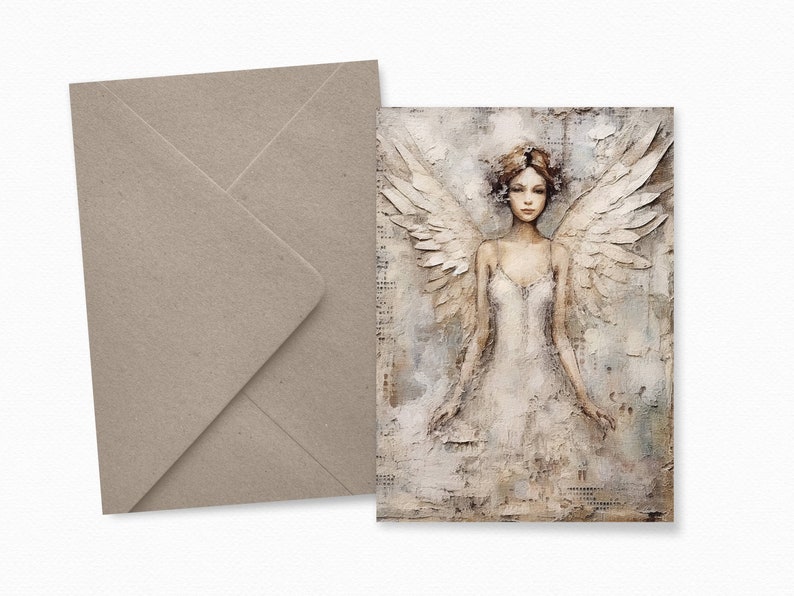 Ivory Angels - Ethereal Vintage Art - Soft Grunge Guardian Angel ...