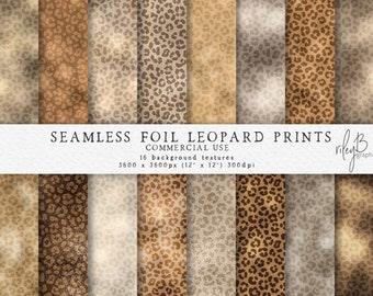 Gold Leopard Print - Etsy