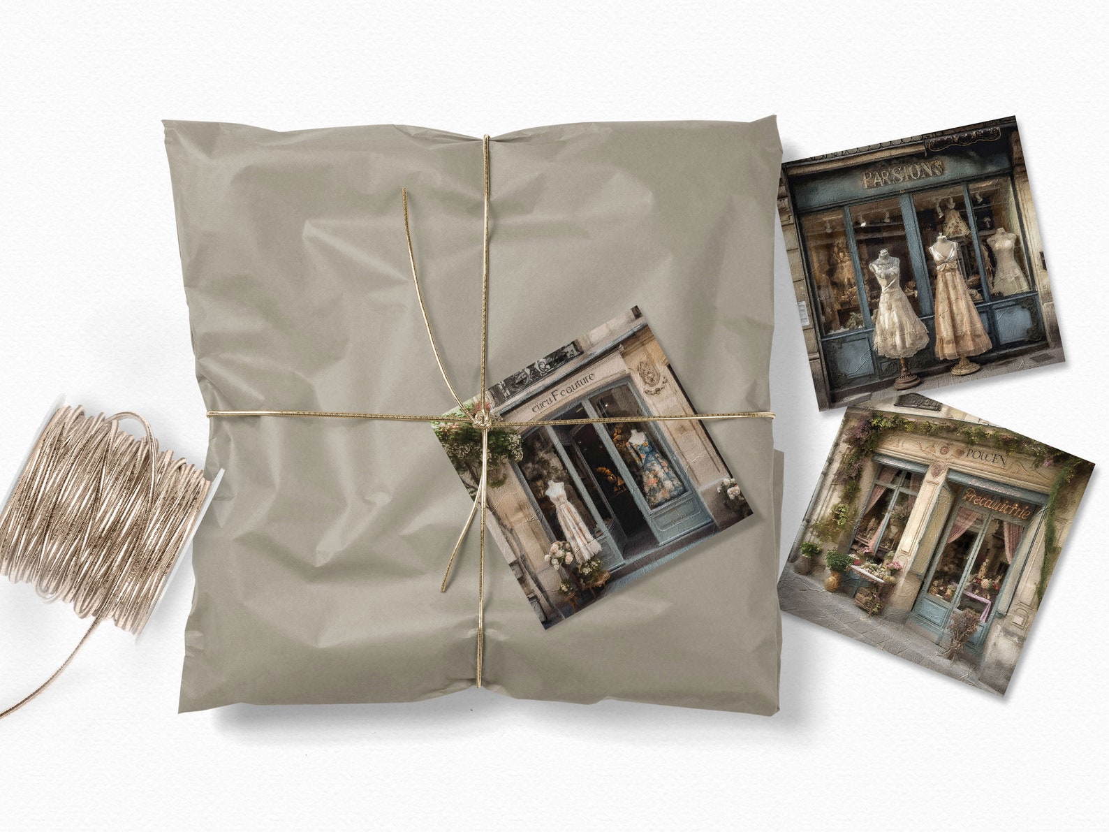 Parisian Boutiques - Vintage Shopfront Photography - Rustic European ...
