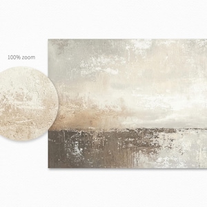 Neutral Abstract Landscapes - Earthy Beige Textures - Minimalist Art ...