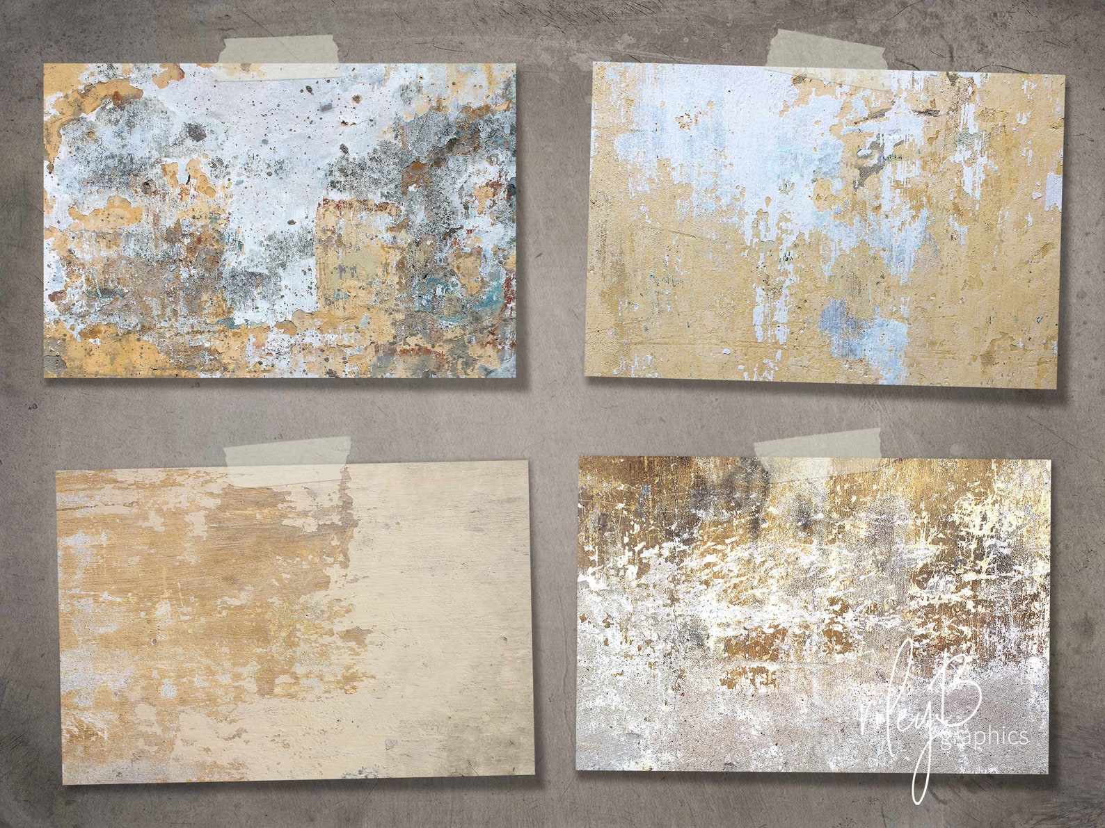 Ochre Textured Walls Vintage Plaster Wall Textures Yellow - Etsy