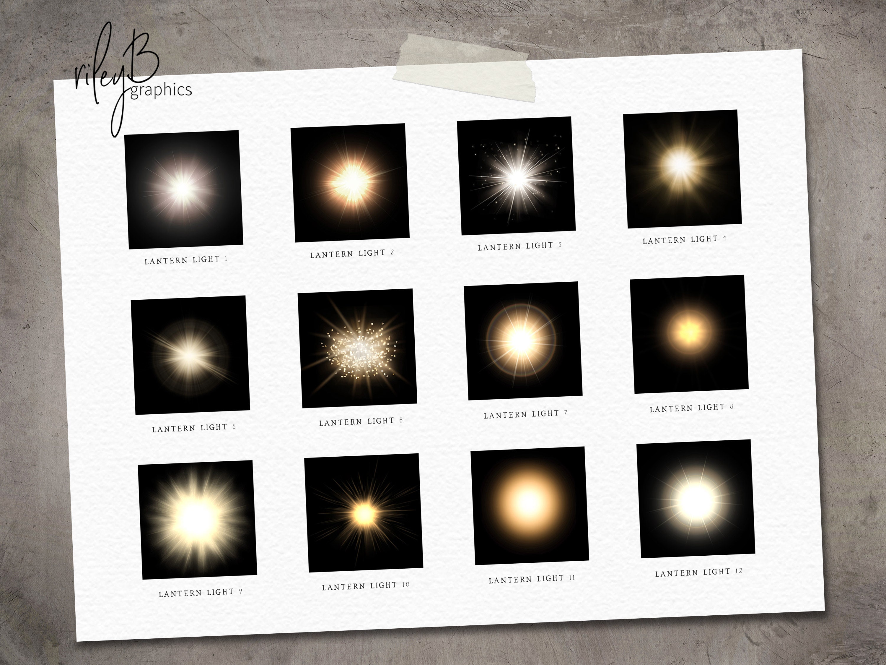 Lantern Light Overlays Glowing Lantern Lights Shining - Etsy