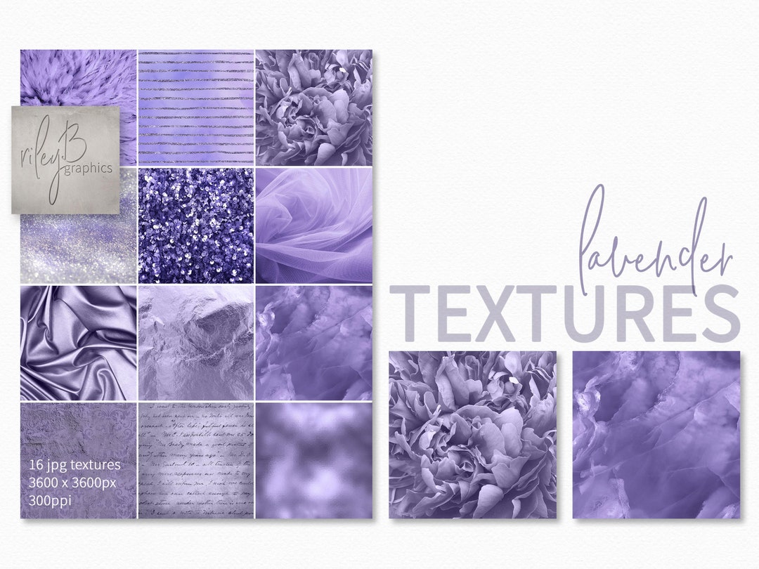 Lavender Textures - Digital Lavender Papers - Sublimation Lavender ...