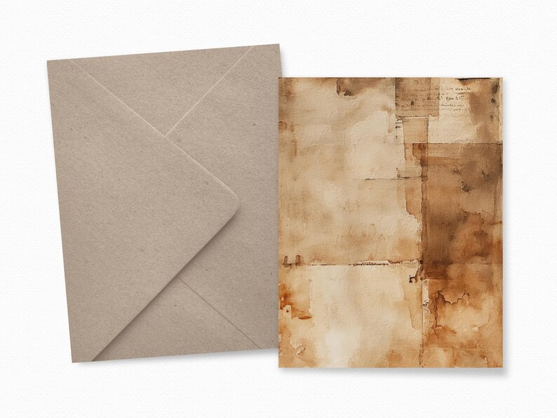 Coffee Stain Paintings - Aged Paper Texture - Rich Sepia Tone Stains ...