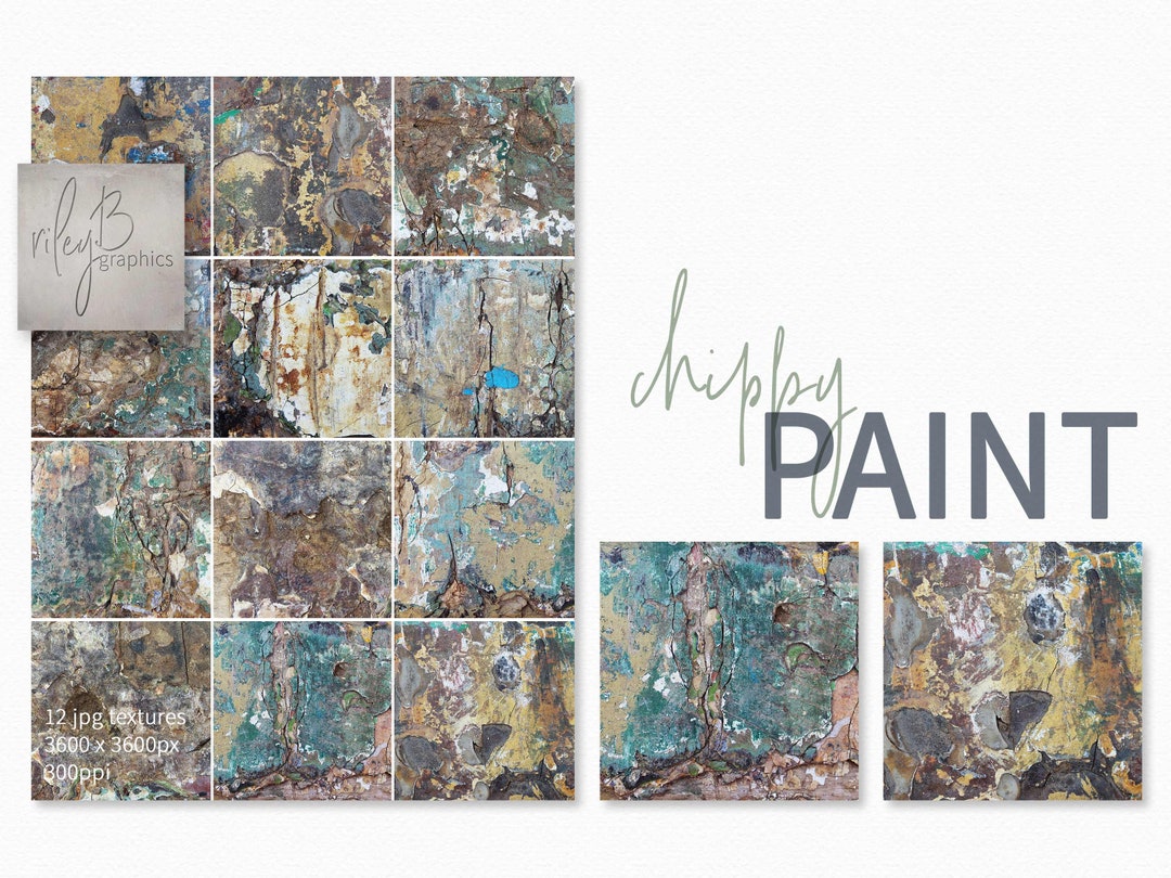 Chippy Paint Textures Multicolored Textures Layers of Old Paint Grunge ...